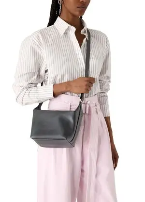 VALEXTRA Small Crossbody Bag - Black
