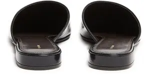 THE ROW Glossy Low Heel Mules