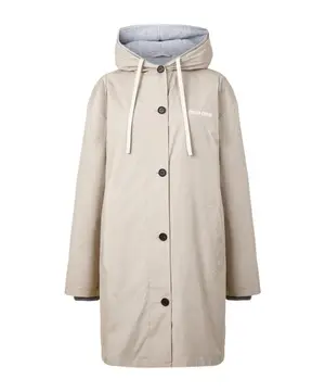 Miu Miu Midlength Hooded Parka Coat - No