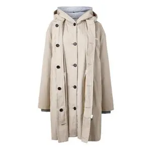 Miu Miu Midlength Hooded Parka Coat