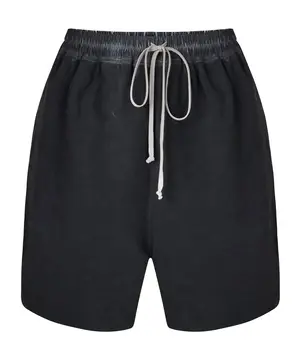 Rick Owens Solid Color Shorts - Black