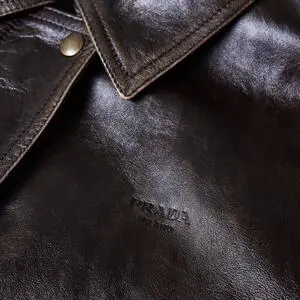 Prada Leather Bomber Jacket
