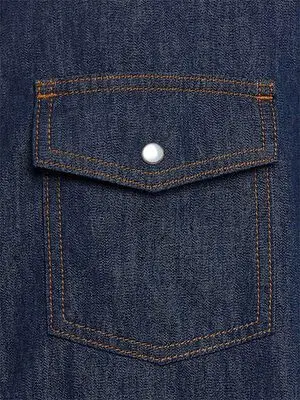 Khaite Denim Shirt With Classic Collar