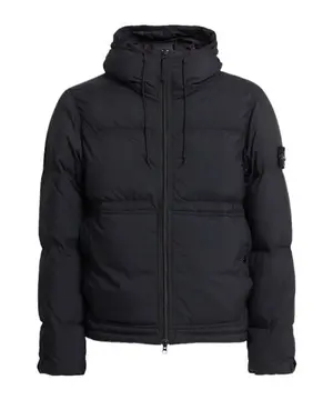 Stone Island Hooded Drawstring Down Jacket