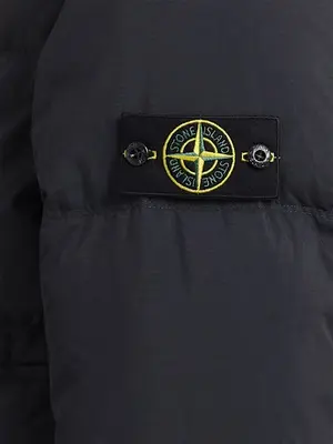 Stone Island Hooded Drawstring Down Jacket