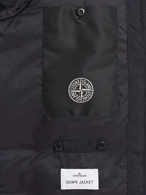 Stone Island Hooded Drawstring Down Jacket