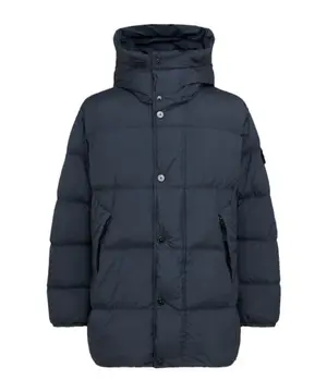 Stone Island Hooded Long Down Jacket