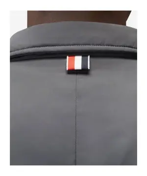 Thom Browne 4-bar Down-filled Overcoat - Grey