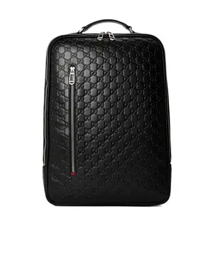Gucci Solid Color Shoulder Bag - Black
