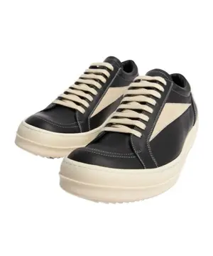 Rick Owens Leather Lace Up Sneakers - Multicolor