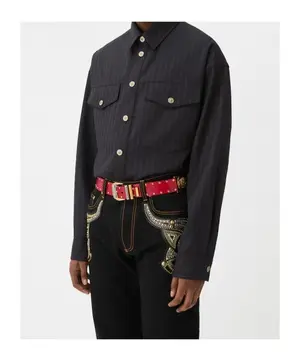 Versace Jacquard Wool Blouson