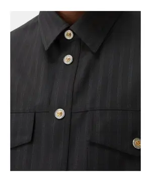 Versace Jacquard Wool Blouson