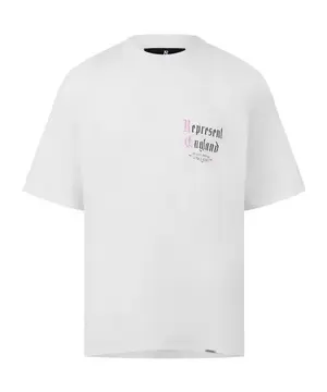 REPRESENT Crewneck Shortsleeve Tshirt - White