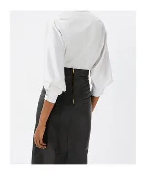 Versace Embroidered-collar Cotton Poplin Shirt