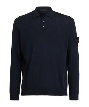 Stone Island Longsleeve Solidcolor Knit Sweater - Black