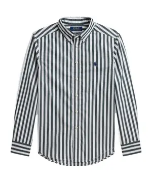 Polo Ralph Lauren Striped Poplin Long Sleeve Shirt - No