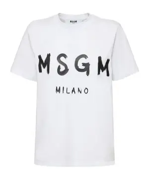 MSGM Logo Print T-shirt