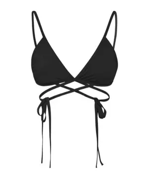 Christopher Esber Triangle Bikini With Crossed Back