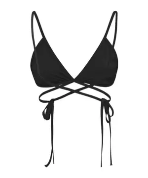 Christopher Esber Triangle Bikini With Crossed Back