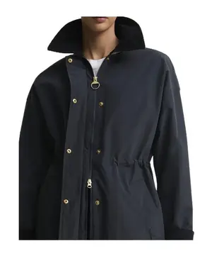 Barbour Navy Hooded Parka Jacket