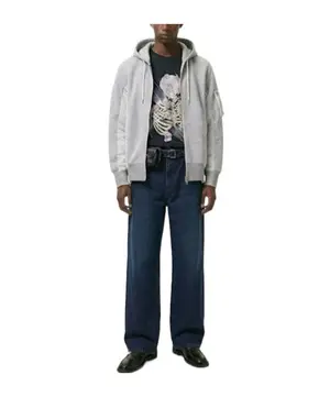 Sacai Hooded Drawstring Knit Sweater