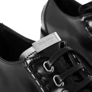 Dolce & Gabbana Leather Laceup Derby Shoe