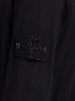 Stone Island Lapel Longsleeve Knit Sweater