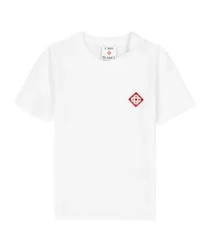 Casablanca Crewneck Shortsleeve Tshirt - White