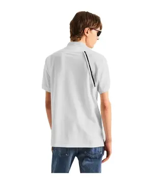 Alexander McQueen Collared Shortsleeve Polo Shirt