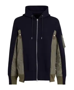Sacai Hooded Drawstring Coat