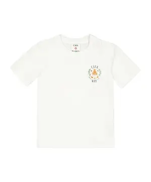 Casablanca Crewneck Shortsleeve Tshirt - White
