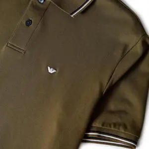 Emporio Armani Solid Color Polo Shirt