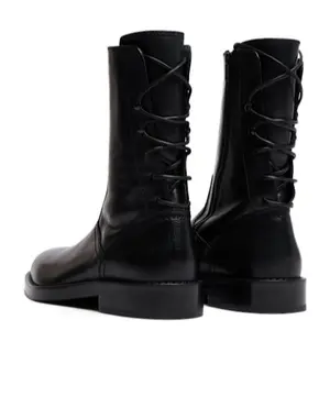 ANN DEMEULEMEESTER Lace-up Calf Boots