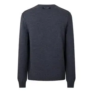 Dolce & Gabbana Longsleeve Plain Knit Sweater