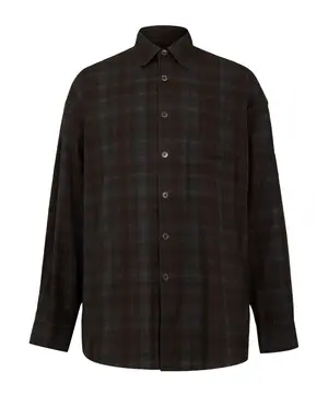Our Legacy Longsleeve Plaid Shirt - Black