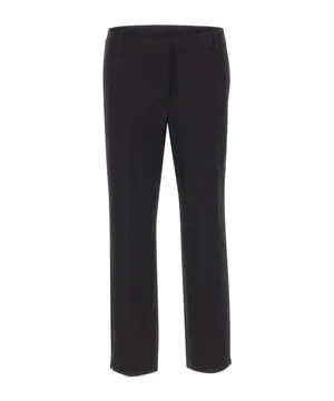 Marella Tailored Straight-leg Pants - Black