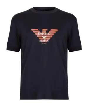 Emporio Armani Printed T-shirt - Black
