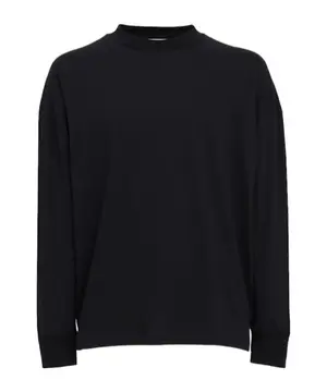 THE ROW Turtleneck Longsleeve Top - Black