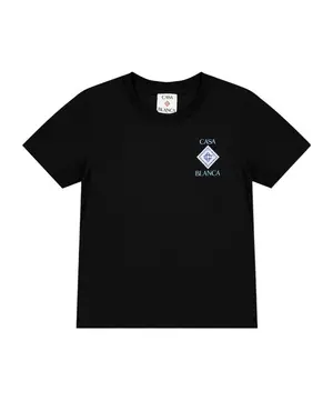 Casablanca Crewneck Shortsleeve Tshirt - Black