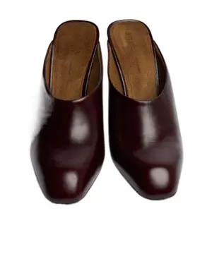 Khaite Closed-toe Mules With Spool Heel