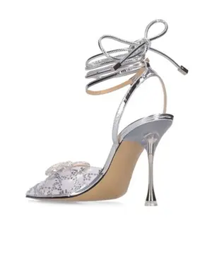 MACHMACH Heeled Sandals With Stiletto Heel And Ankle Strap