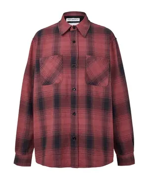 Our Legacy Longsleeve Check Shirt - Red
