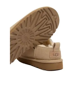 UGG Slip-on Booties With Lowered Collar