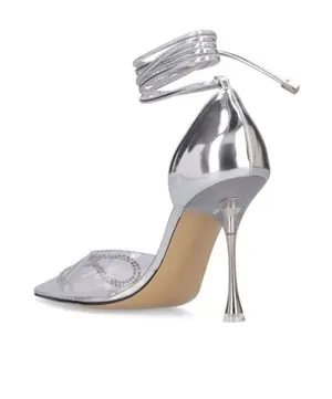 MACHMACH Stiletto Heel Pumps With Ankle Strap