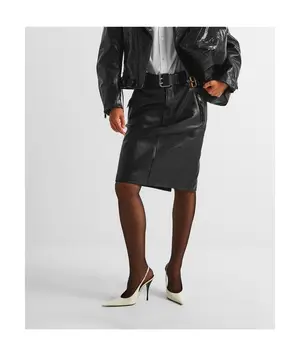 Saint Laurent Midi Pencil Skirt