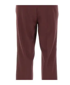 Marella Tailored Straight-leg Pants With Side Slits