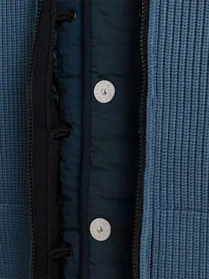 Stone Island Turtleneck Frontzip Knit Sweater