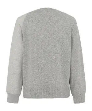 Sacai Crewneck Long Sleeve Colorblock Top