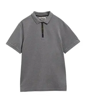 Barbour Shortsleeve Polo Shirt - Gray
