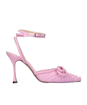 MACHMACH Stiletto Heel Sandals With Ankle Strap - No